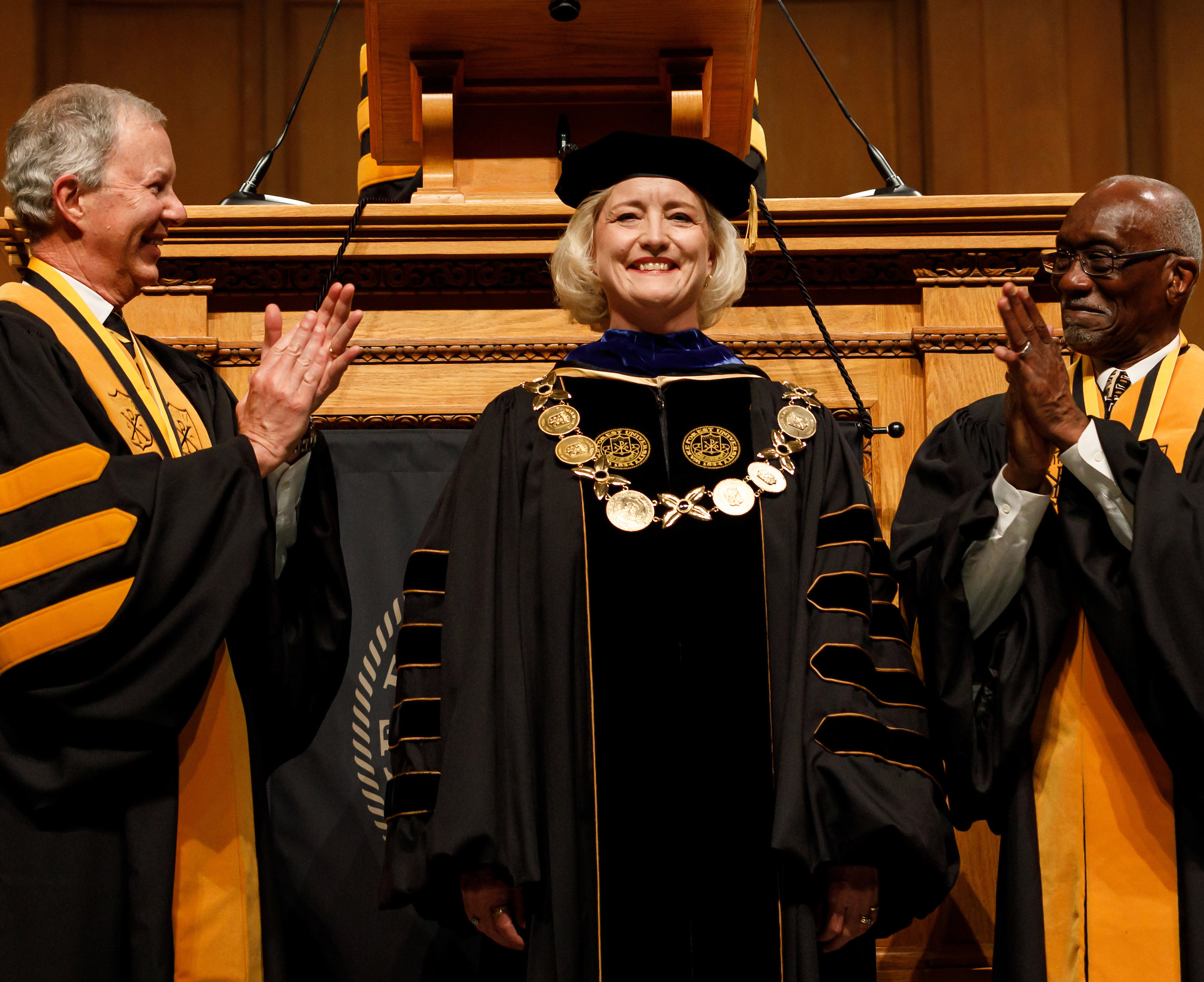 Wake Forest holds inauguration for President Susan R. Wente | Wake ...