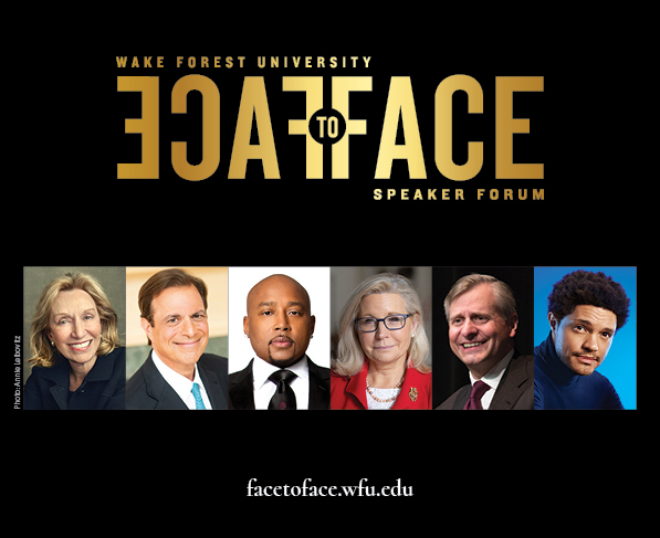 WFU Face to Face Speaker Forum Announces 2023-24 Lineup | Wake Forest News