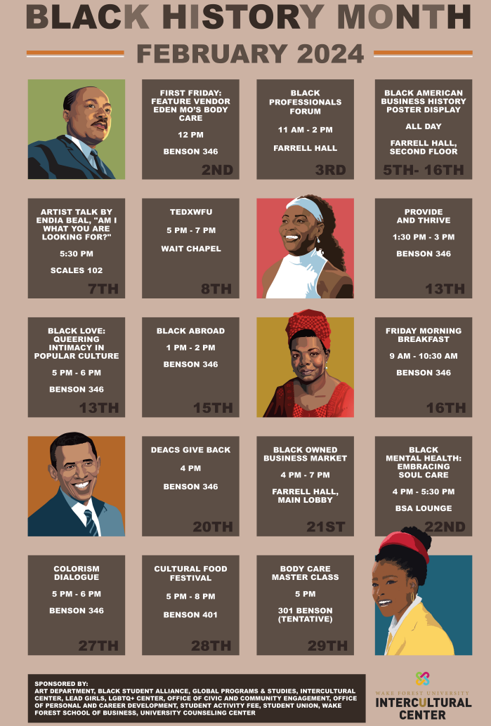 Black History Month | Intercultural Center | Wake Forest University