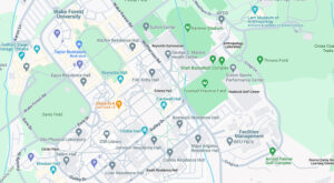 Maps & Addresses | About Wake Forest | Wake Forest University