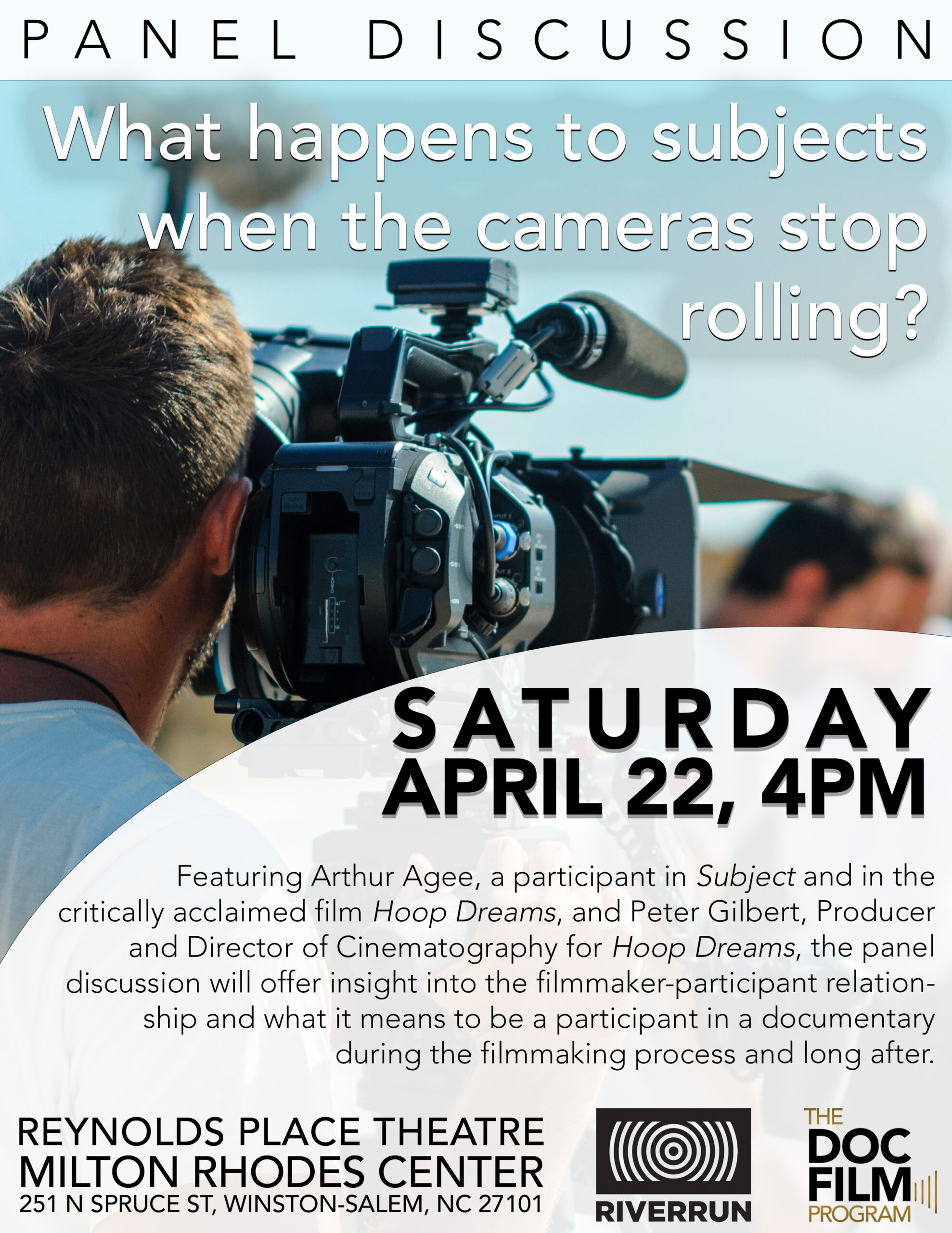 DFP Professor of Practice Peter Gilbert Leads RiverRun Panel Discussion ...