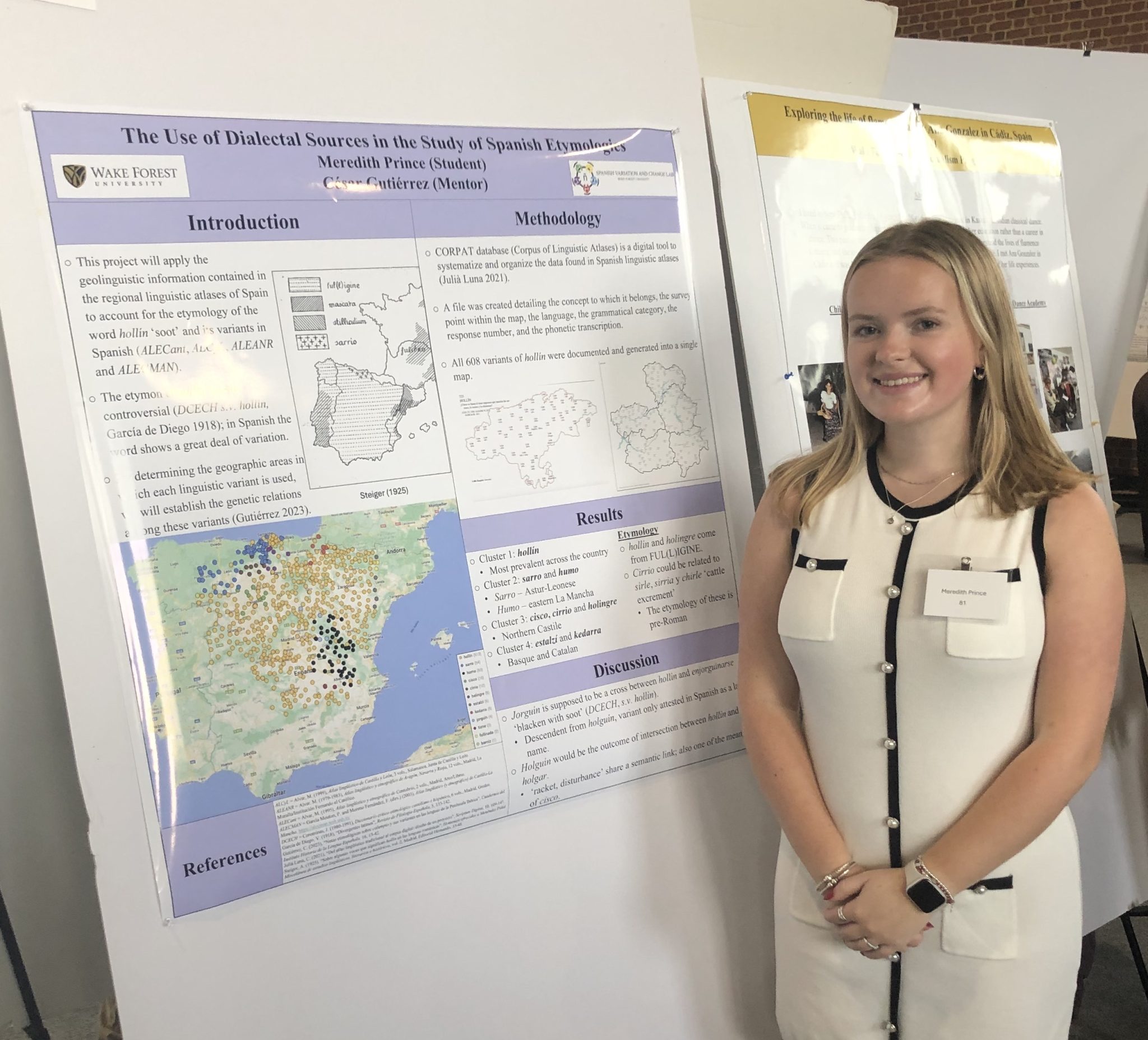 Spanish Major presents at URECA Day 2024 | Department of Spanish