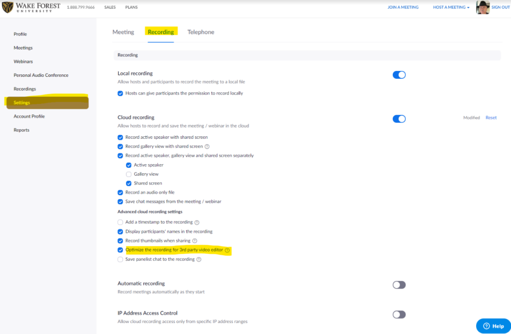Zoom Personal Room Tips - Instructional Technology Group