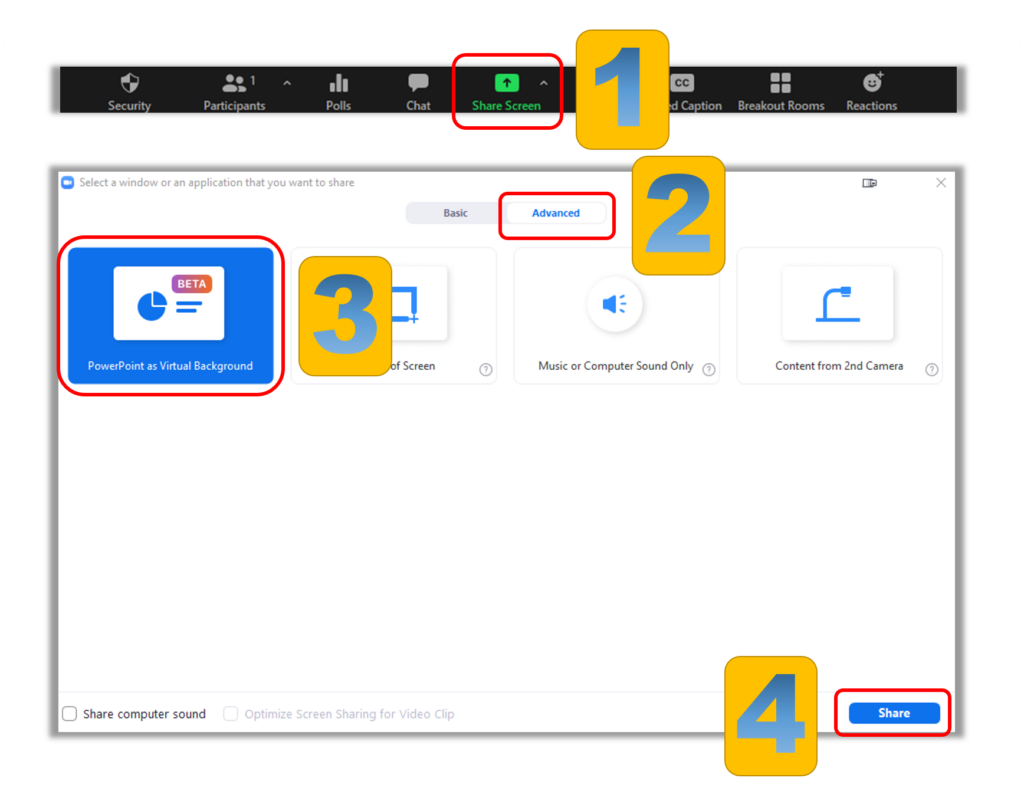 PowerPoint Slides as a Virtual Background - Instructional Technology Group