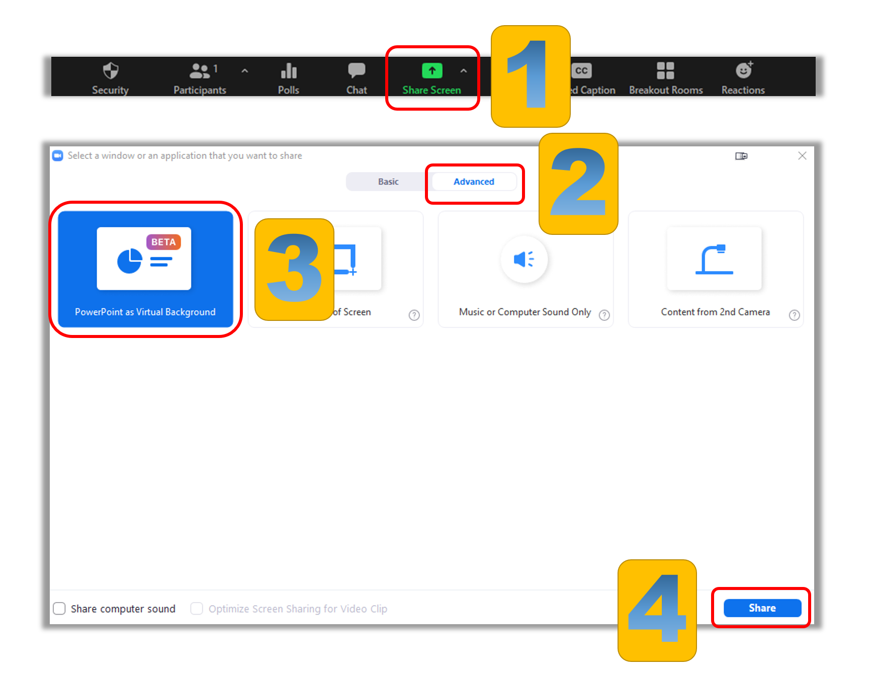 PowerPoint Slides as a Virtual Background - Instructional Technology Group