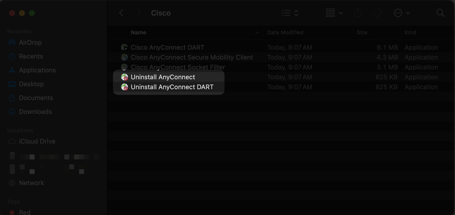 Uninstall Cisco AnyConnect and Umbrella - Information Systems