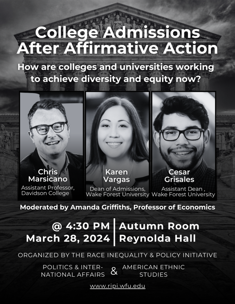 College Admissions After Affirmative Action (3/28/24) - The Race ...