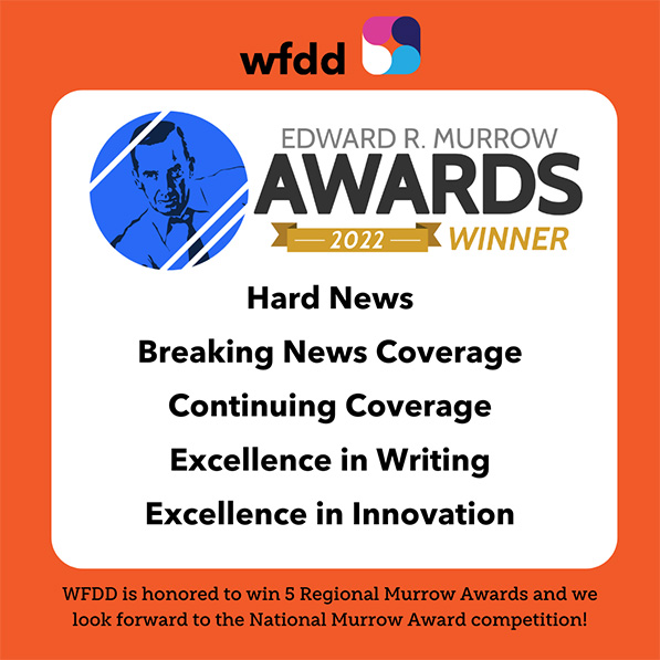 WFDD wins five regional Edward R. Murrow Awards | Inside WFU