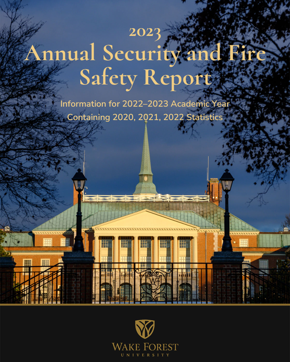 Updated WFU 2023 Annual Crime and Fire Safety Report available | Inside WFU