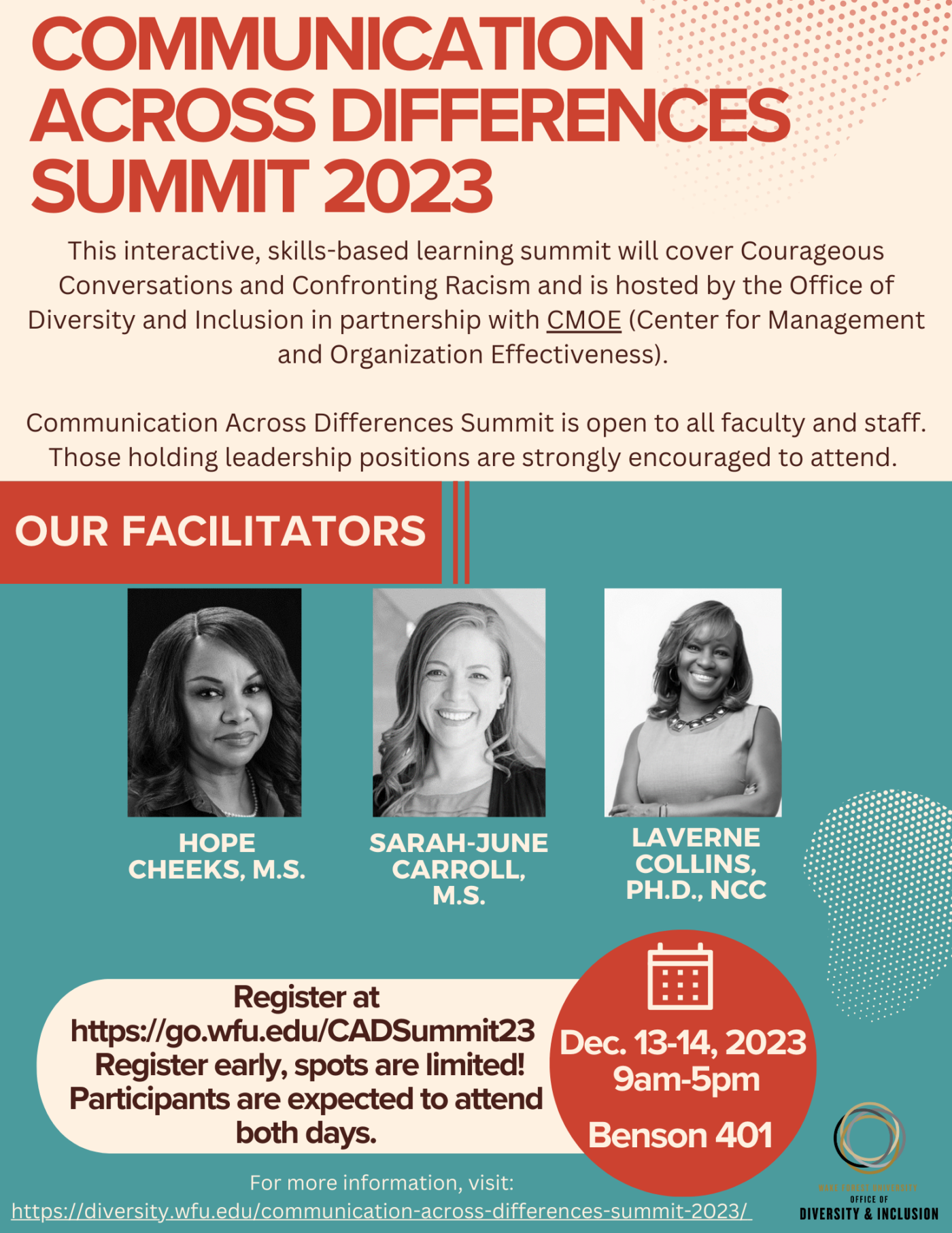 Communication Across Differences Summit 2023 | Inside WFU