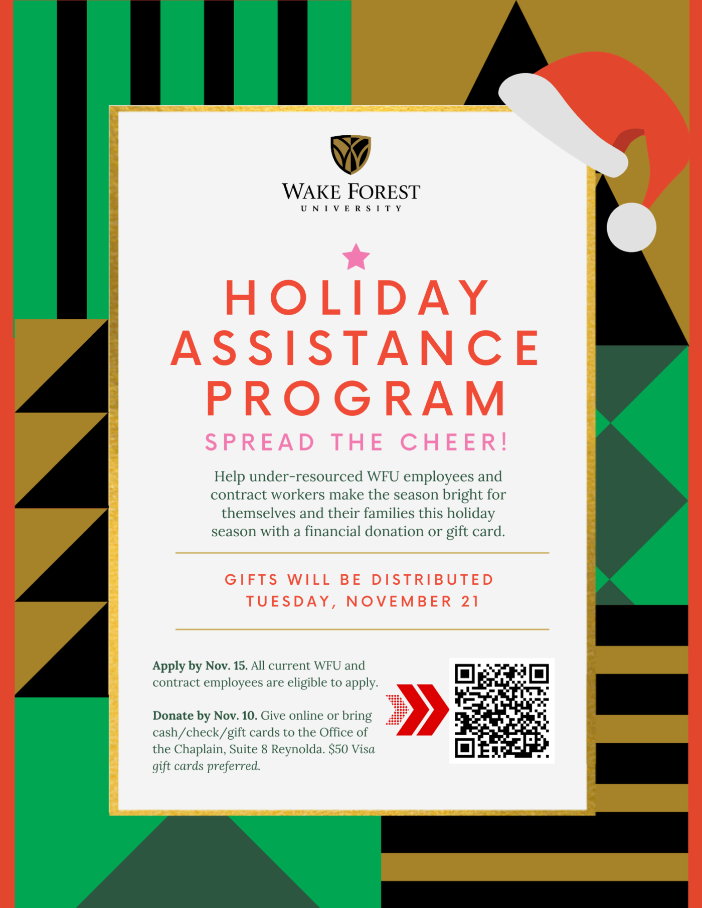 WFU Holiday Assistance Program: Spread the cheer | Inside WFU