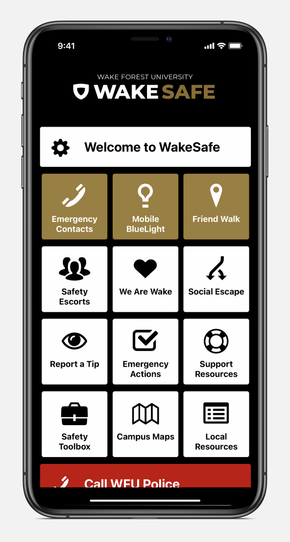 Reminder: Download the University’s free Wake Safe app | Inside WFU