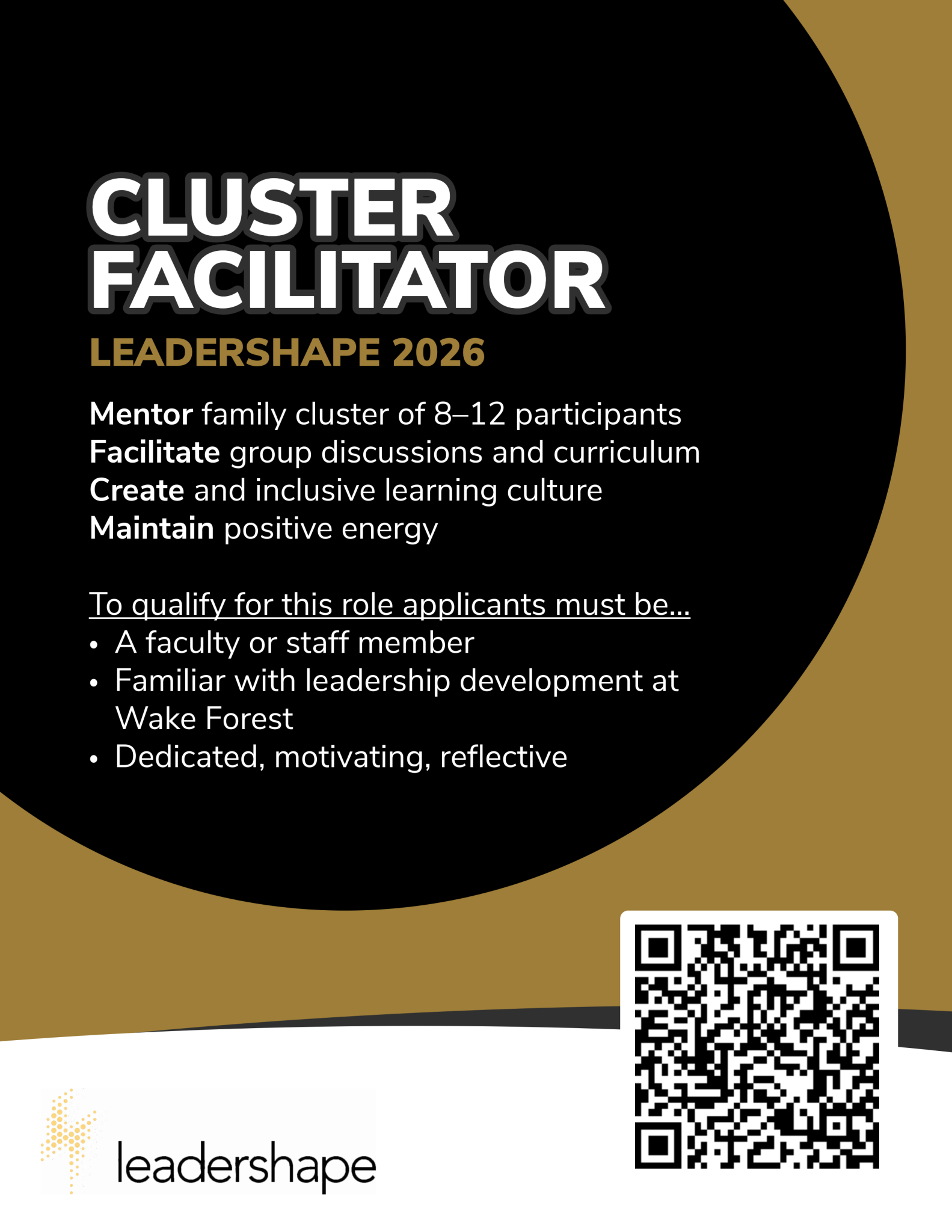 Apply to serve as a LeaderShape Institute facilitator | Inside WFU
