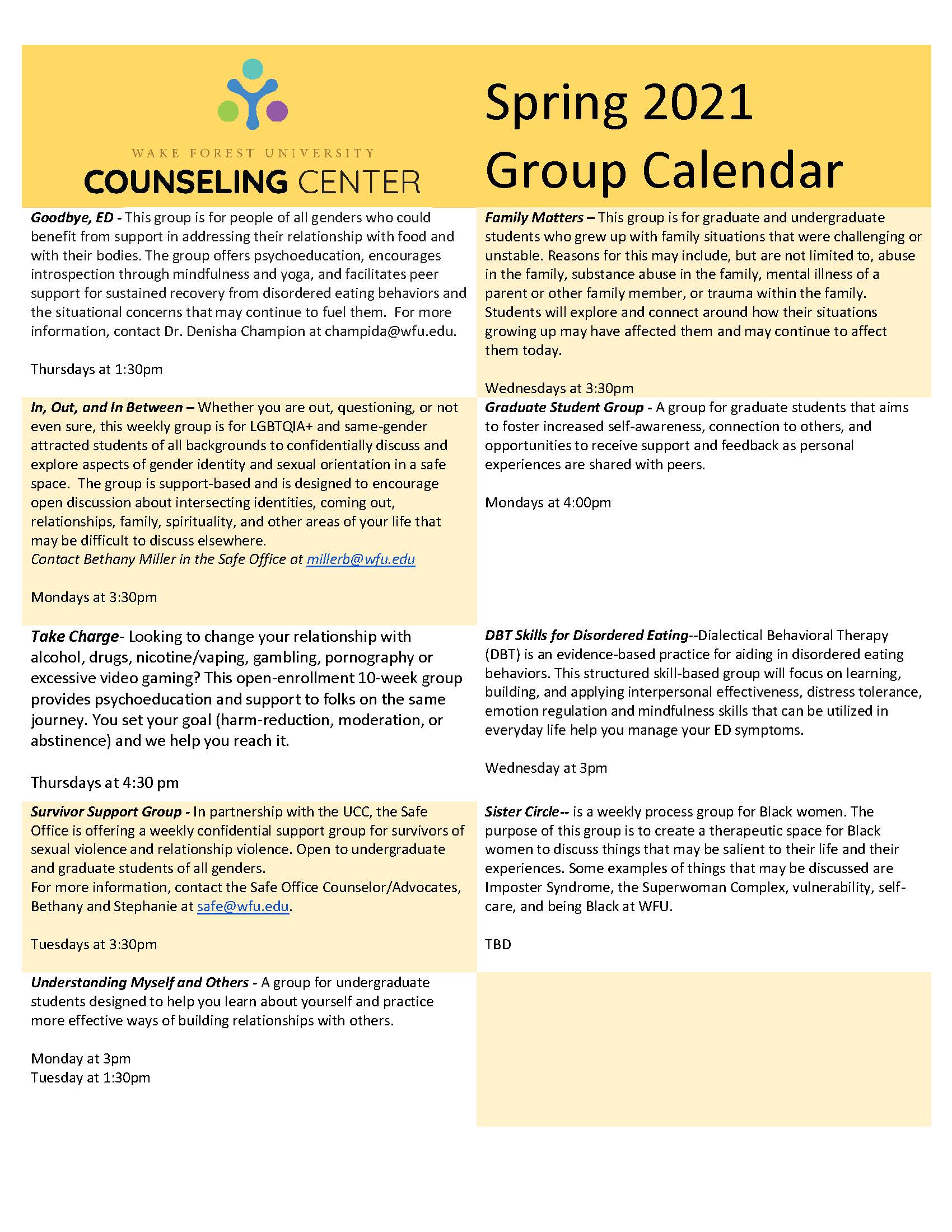 Counseling Services - University Counseling Center