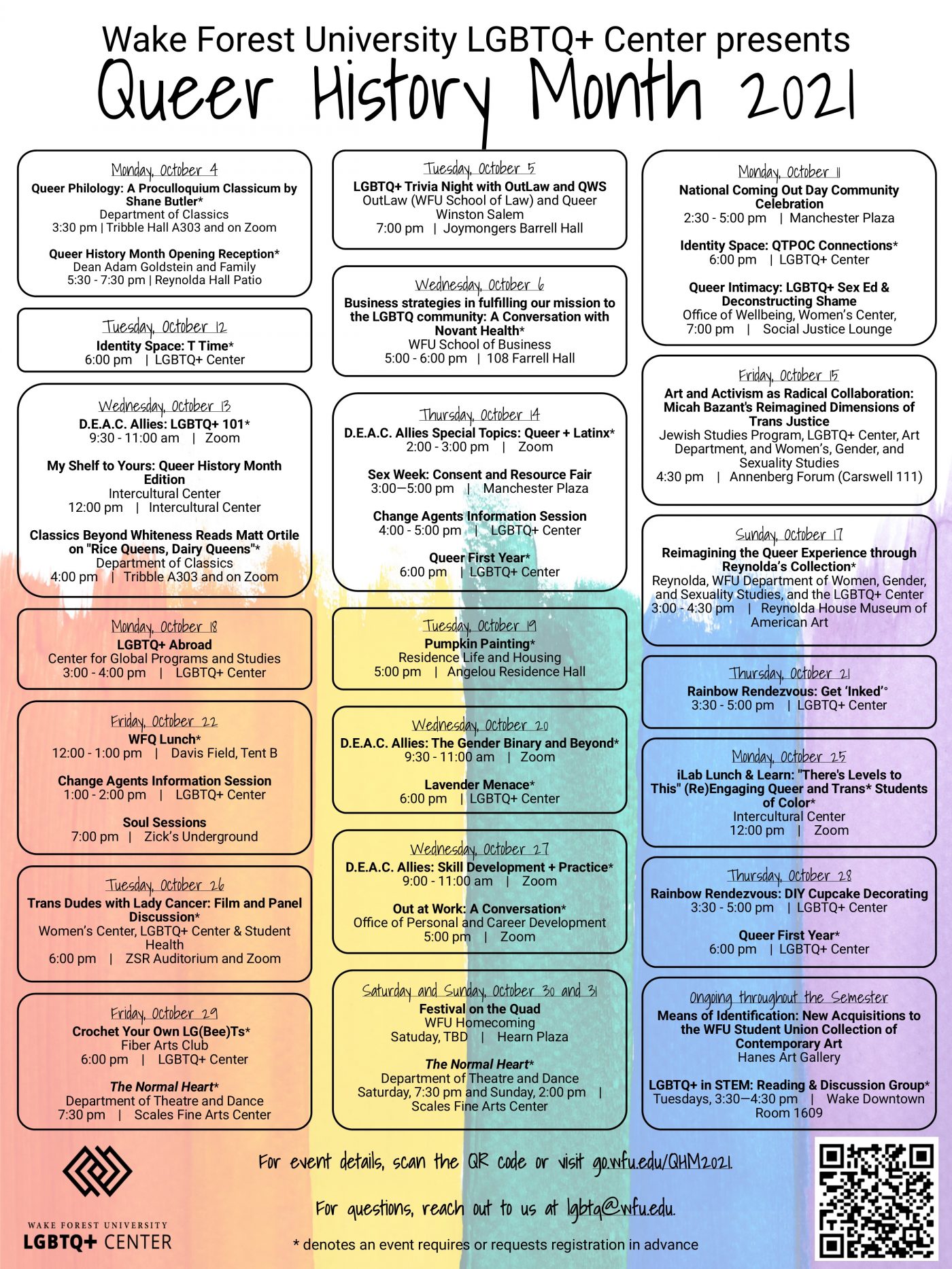 Queer History Month - LGBTQ+ Center